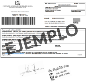 Receta IMSS Editable en Word y PDF ¡Gratis!【 2026